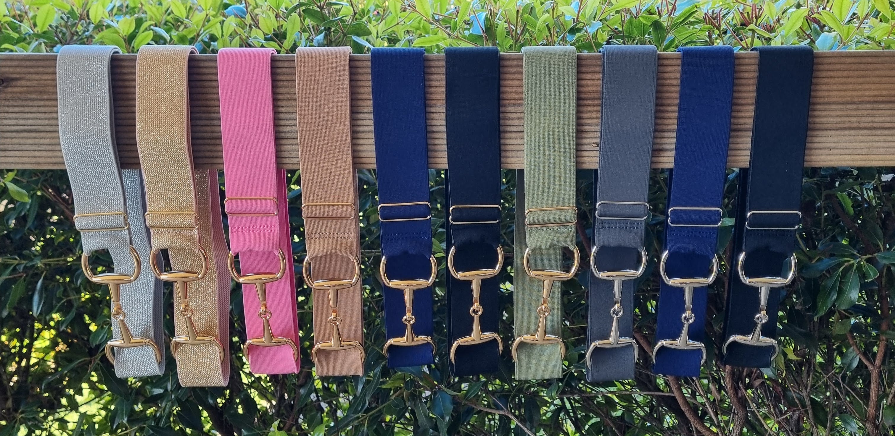 Equestrian Snaffle Belts - Black, Navy, Latte, Pink, Army Green, - FRE ...